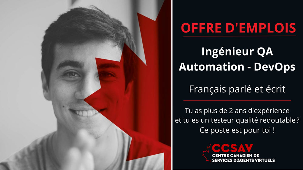 QA automation / QA technico fonctionnel - CCSAV QA automation / QA technico fonctionnel - CCSAV