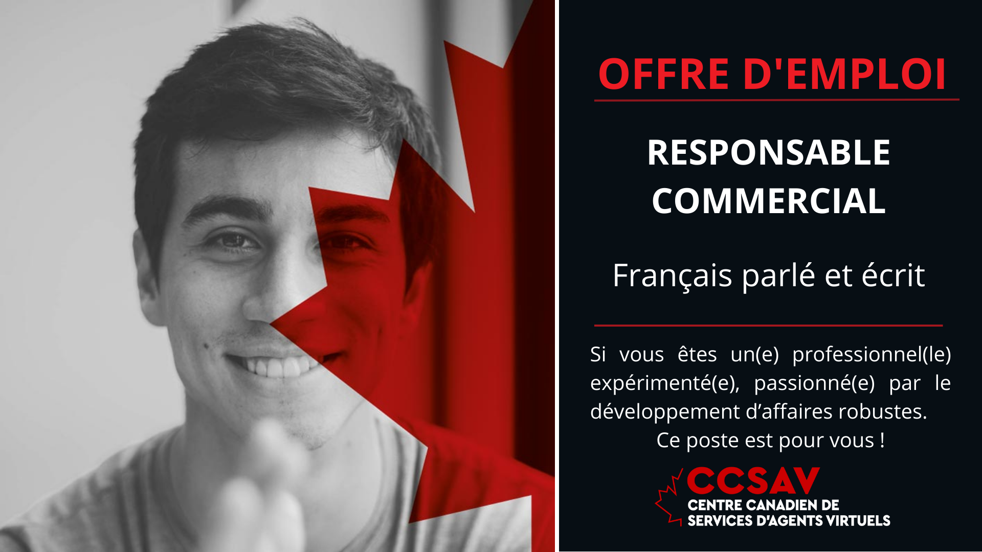 Externalisez vos employés | CCSAV | Responsable commercial